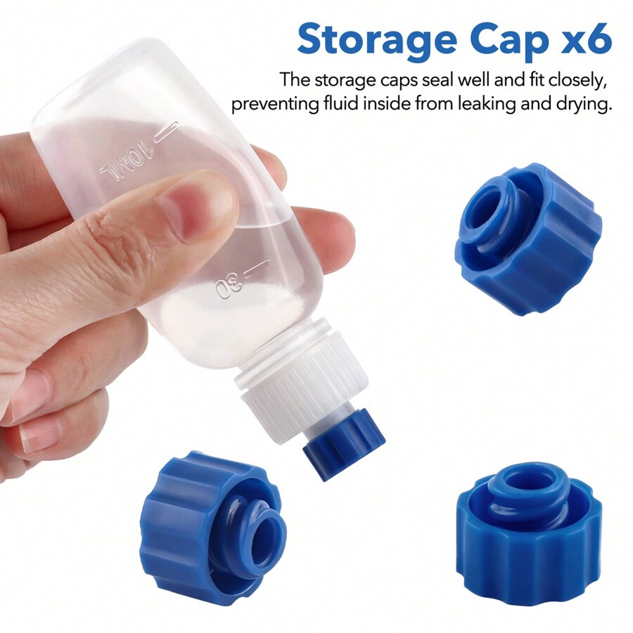 CYFUN DESIGN 24PCS/SET Glue Bottles 30ml Plastic Glue Bottles With ...