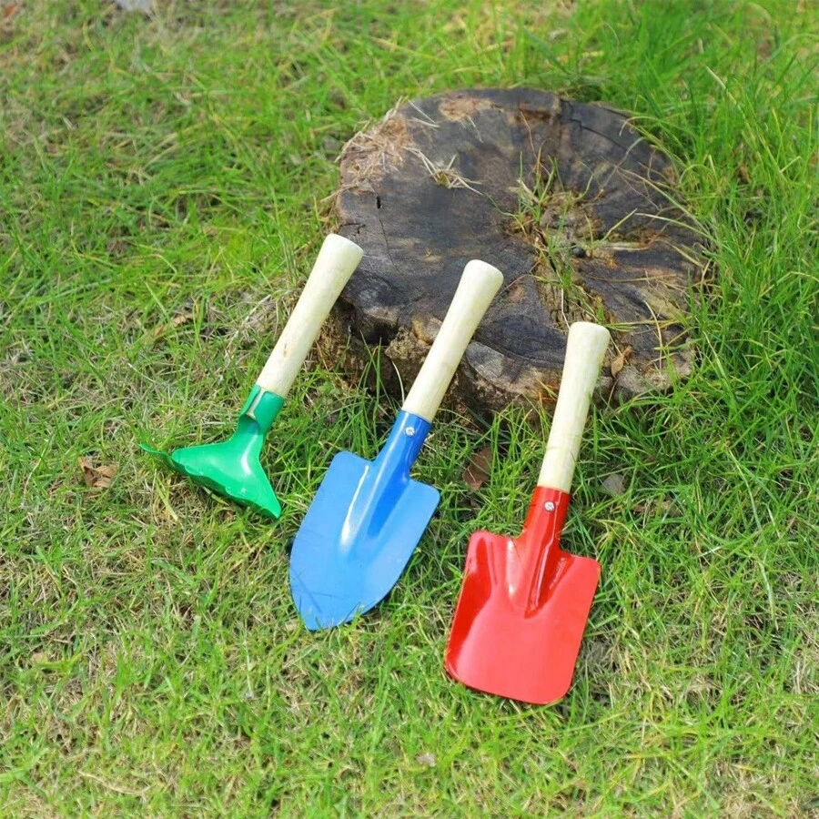 Kid's Full Set Beachcombing Tools With Digging Shovel, Sand Shovel, And ...