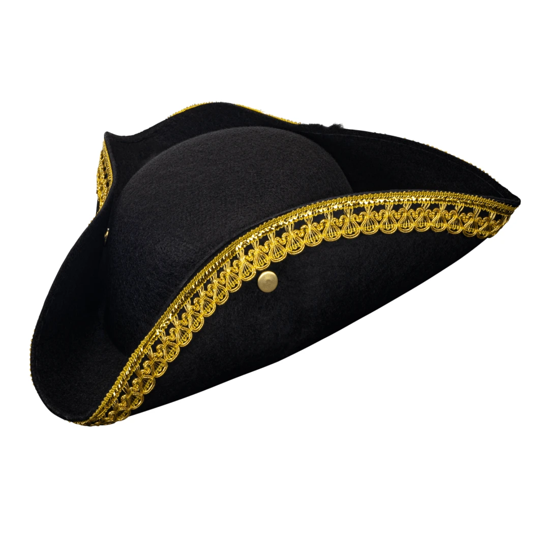 Black Historical Colonial Tricorn Hat | SHEIN USA