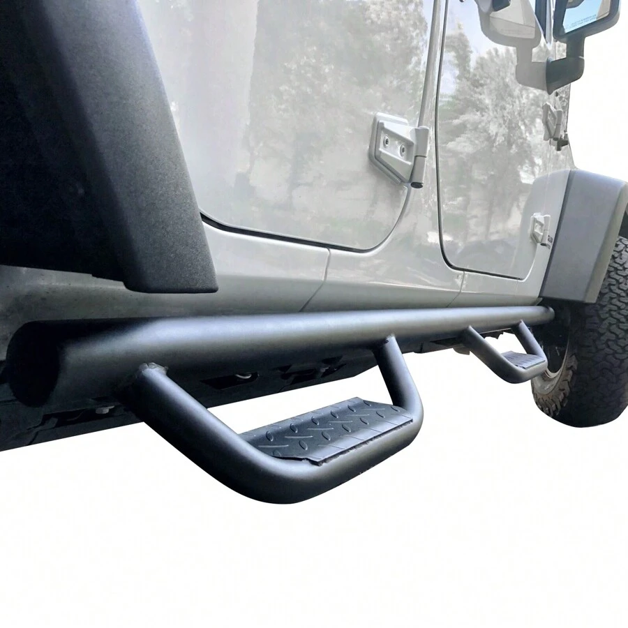 1 Pair Running Board Fit For 2007-2018 Jeeps' Wranglers' JK 4-Door ...