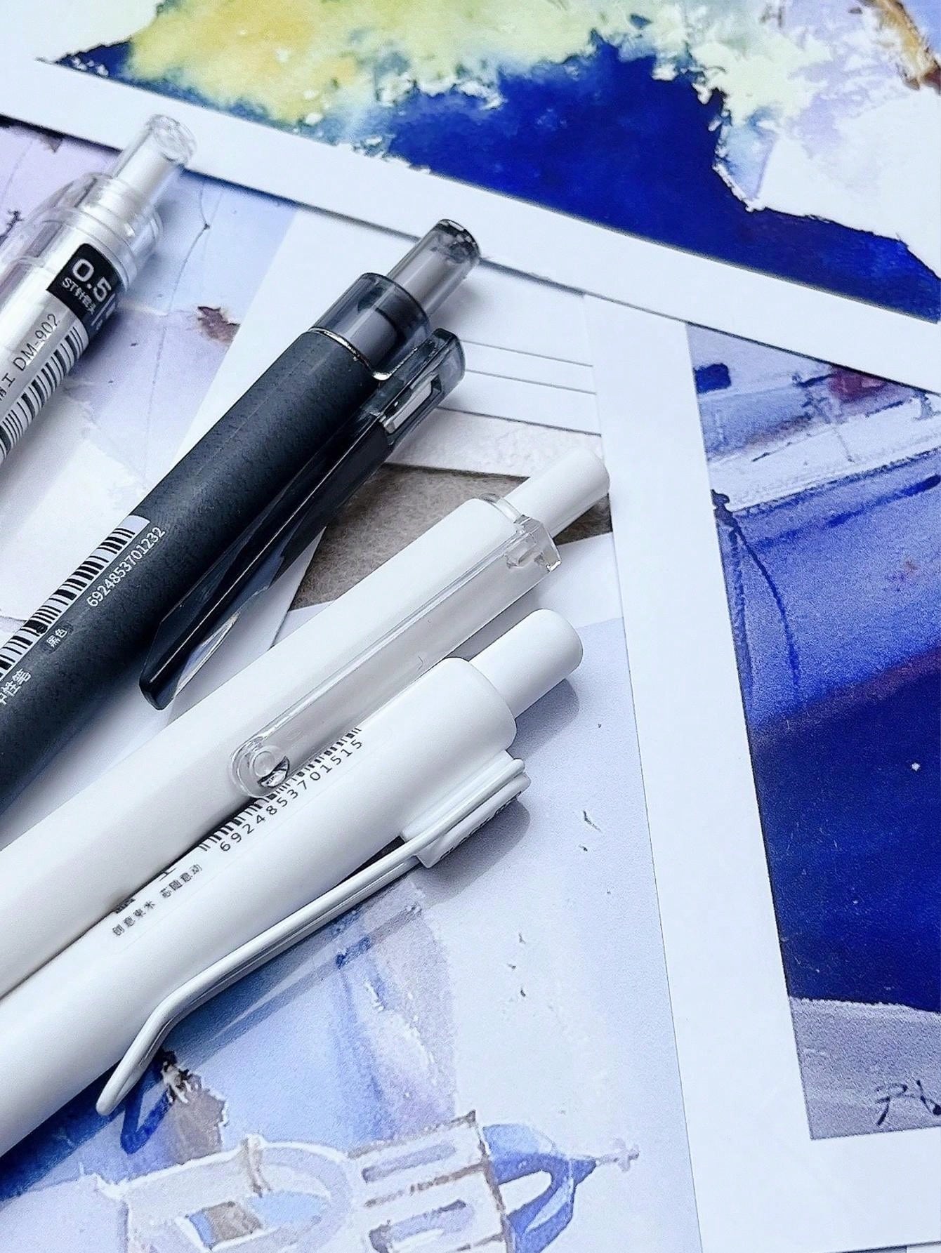 Classic Black And White Combination High-Value Simple Writing ...