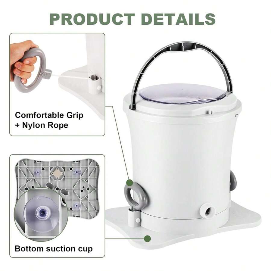 Manual Clothes Dryer Portable Mini Dryer Compact Spin Dryer Non ...