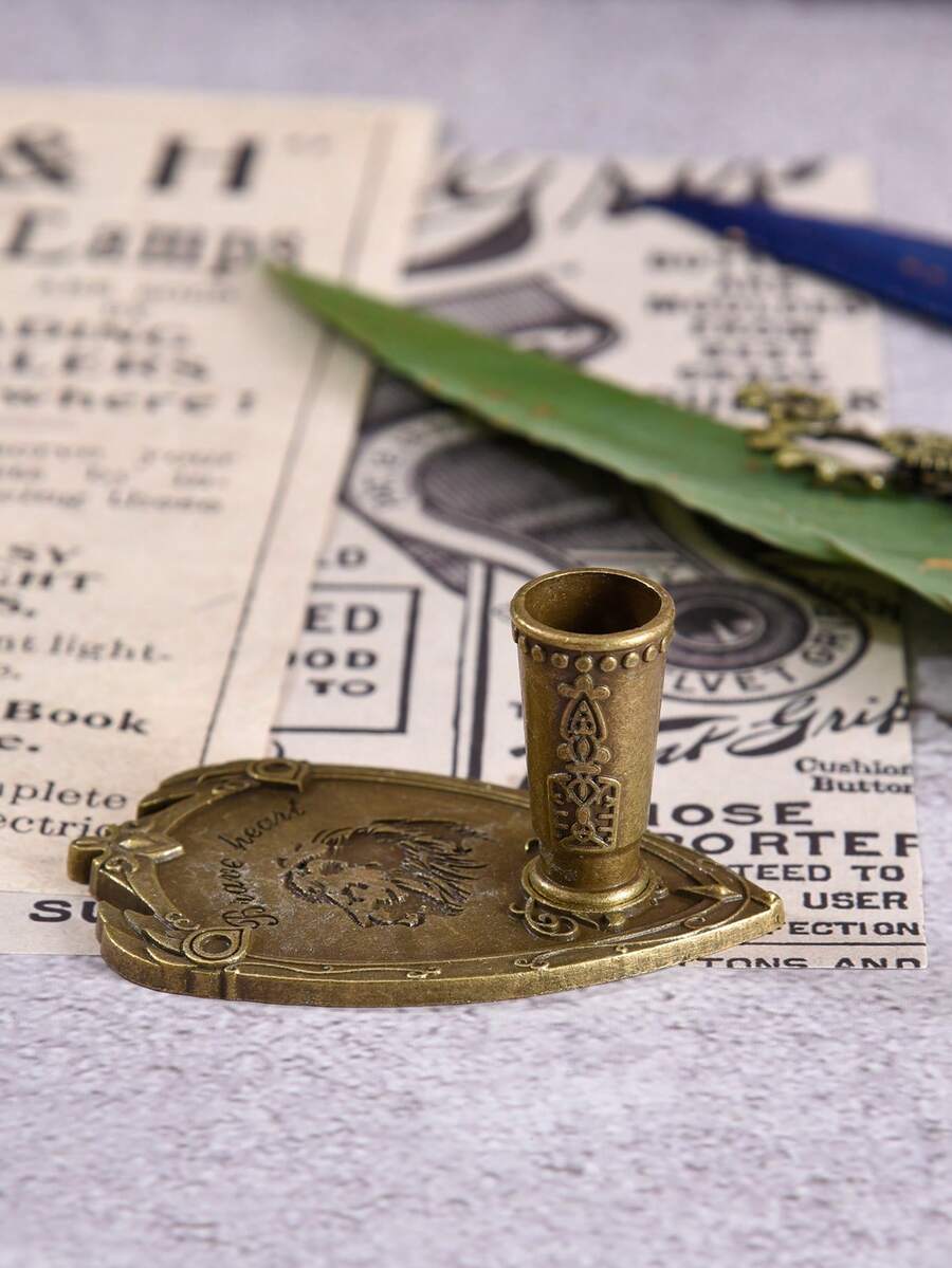 Classic Retro Map & Mechanical Wing & Feather Fountain Pen Set With ...