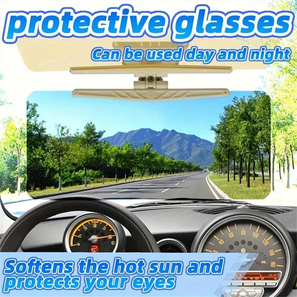 1pc Car Accessories Goggles Day And Night Anti-Glare Goggles Night ...