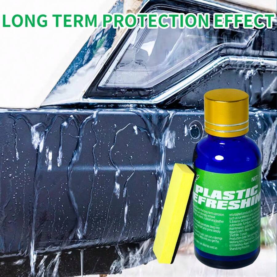 Plastic Car Scratch Repair Agent With Sponge Brush And Wipe Car Parts ...