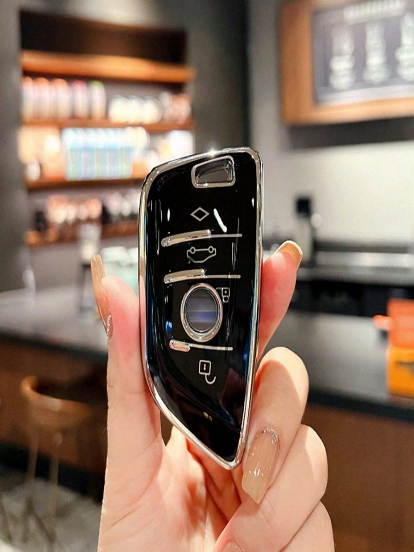 Car Key Fob Case Cover With Keychain For BMW X1 X2 X3 X4 X5 F15 X6 F16 ...