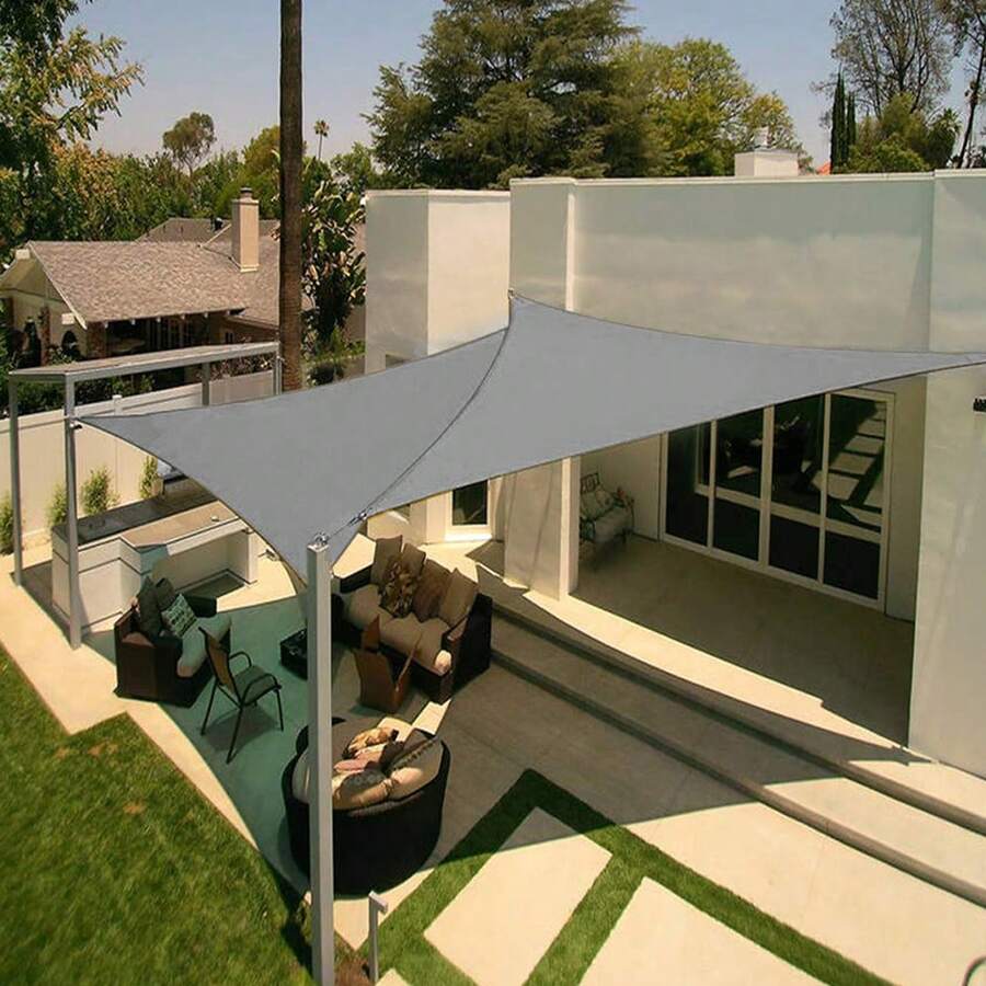 Sun Shade Sail Waterproof Outdoor Canopy Cover UV Block For Backyard ...