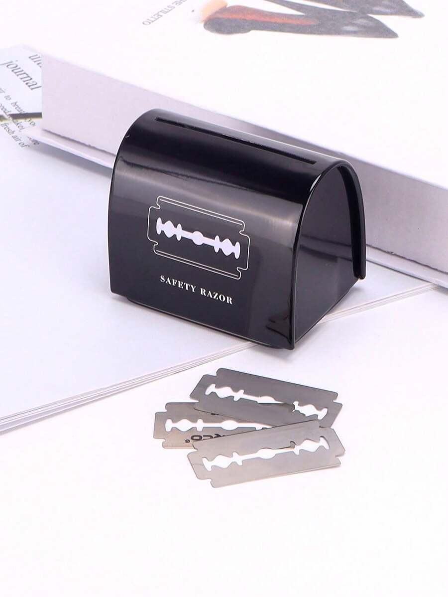 NEW Barbershop Blades Dispenser Razor Disposal Case Recycling Box Used ...