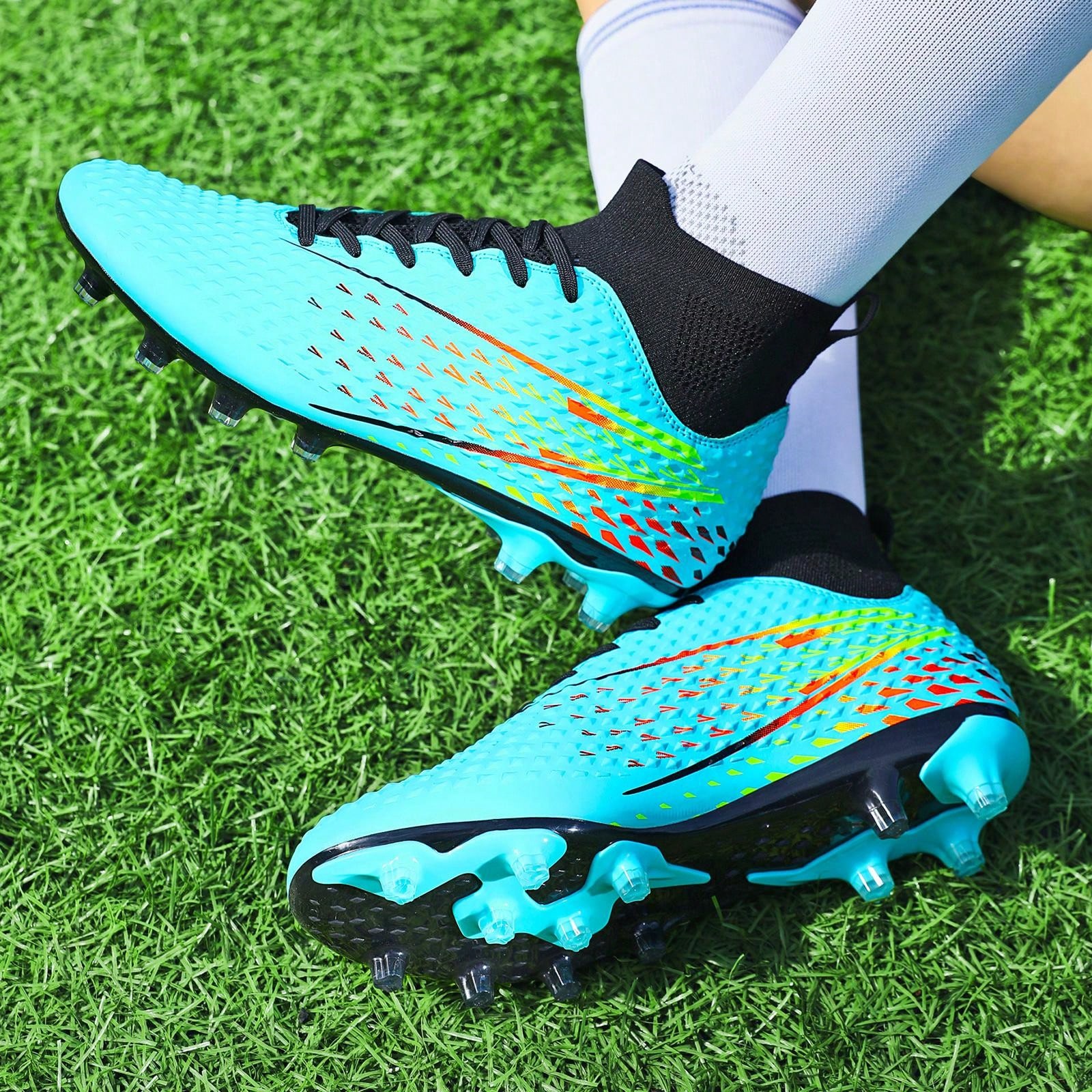 Teenagers' Grass Long Nail Football Shoes, Boy's Training Shoes And ...