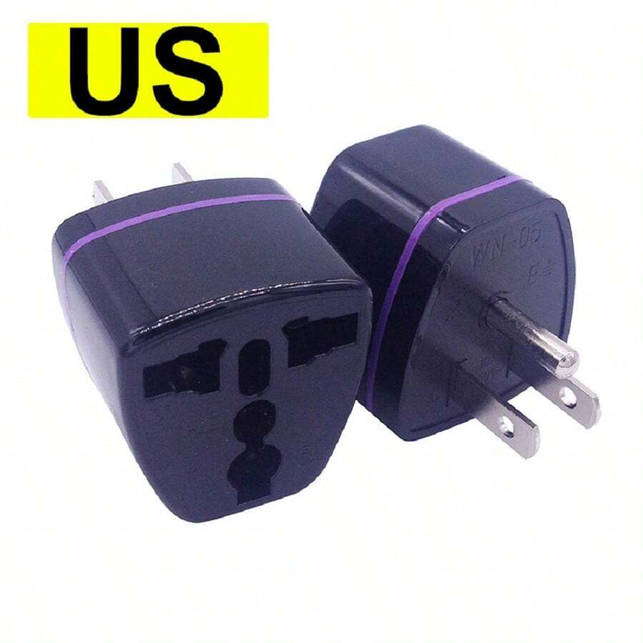 Universal American Connector European AU EU UK To US Power Plug Adapter ...
