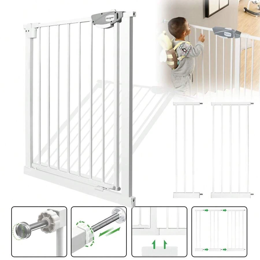 CEEDIR Dörrgrind Ingen borrning Trappgrind Trappgrind för barn ...