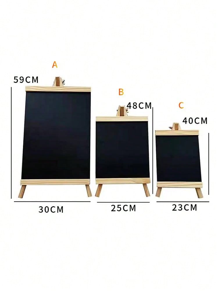 1pc Mini Wooden Blackboard (Approx. 20cm X 36cm) Convenient For Food ...