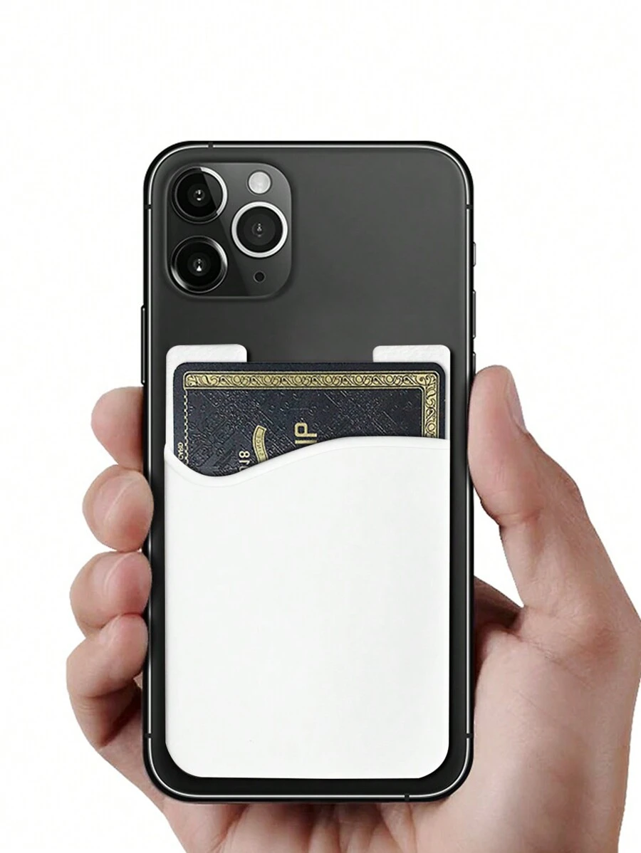 Single-Layer Silicone Adhesive Card Holder For Mobile Phone, Id Card ...