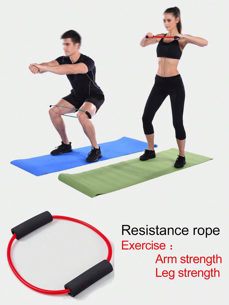 Exercise Leg And Hand Strength Fitness Equipment Resistance Rope ...