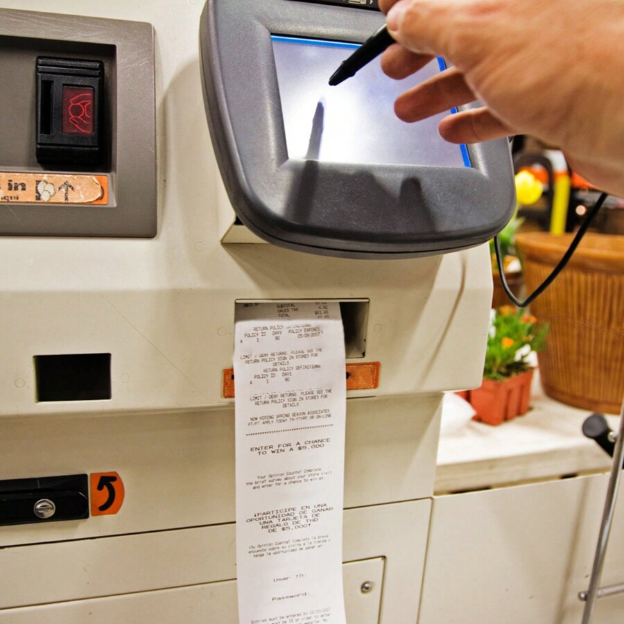 12 Rolls Cash Thermal Rolls 57 X 50mm Thermal Paper Till Rolls Cash ...