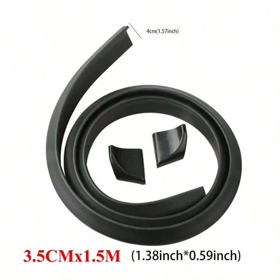 1 Set Universal Carbon Fiber Rear Wing Decorative Strip, No-Hole ...