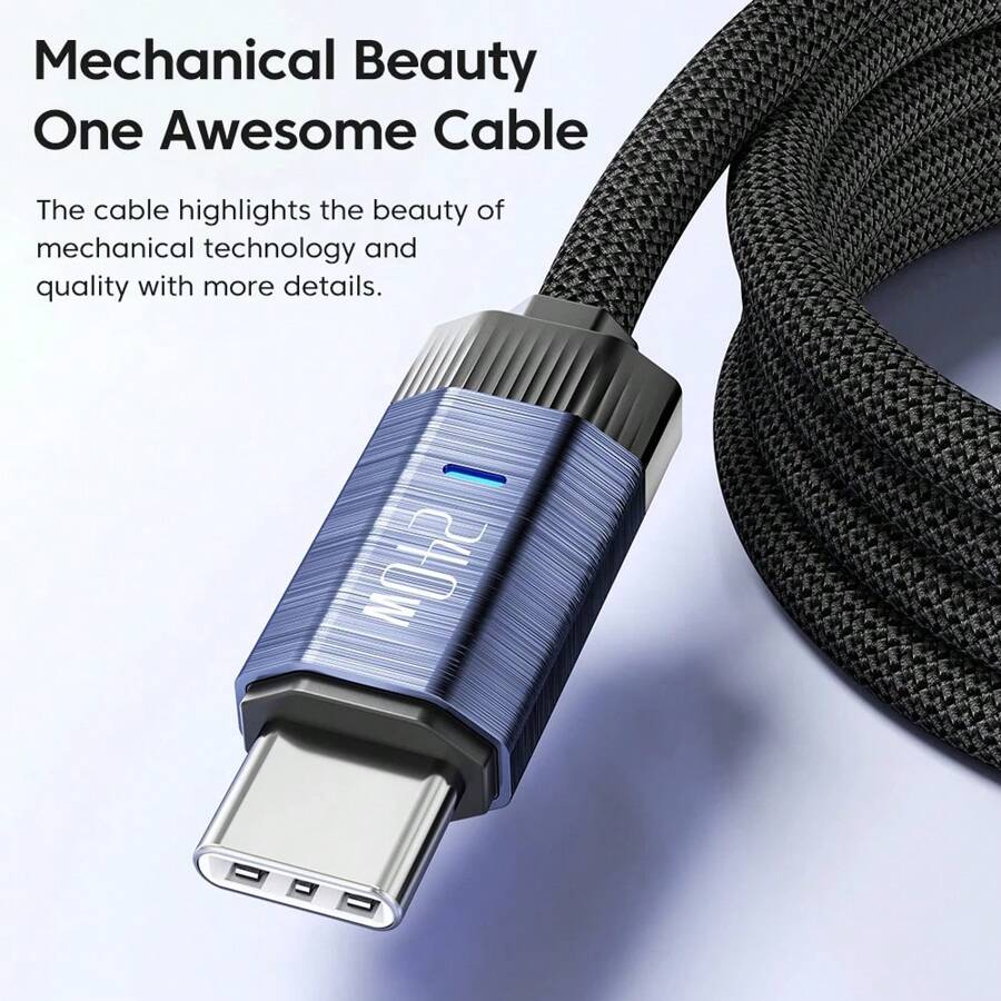 Cable USB C a USB C Toocki PD3.1 de 240W para carga rápida a 5A, cable cargador tipo C a tipo C ...