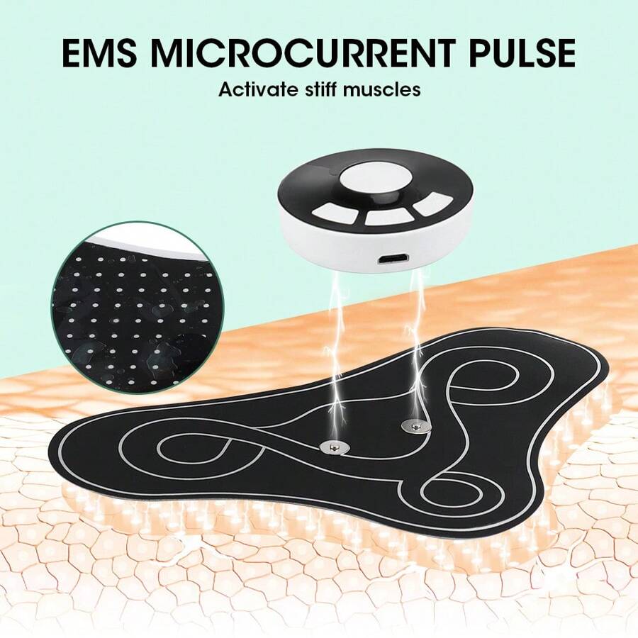 Massage Device With 8 Modes 18 Gears Mini Ems Physiotherapy Device That ...