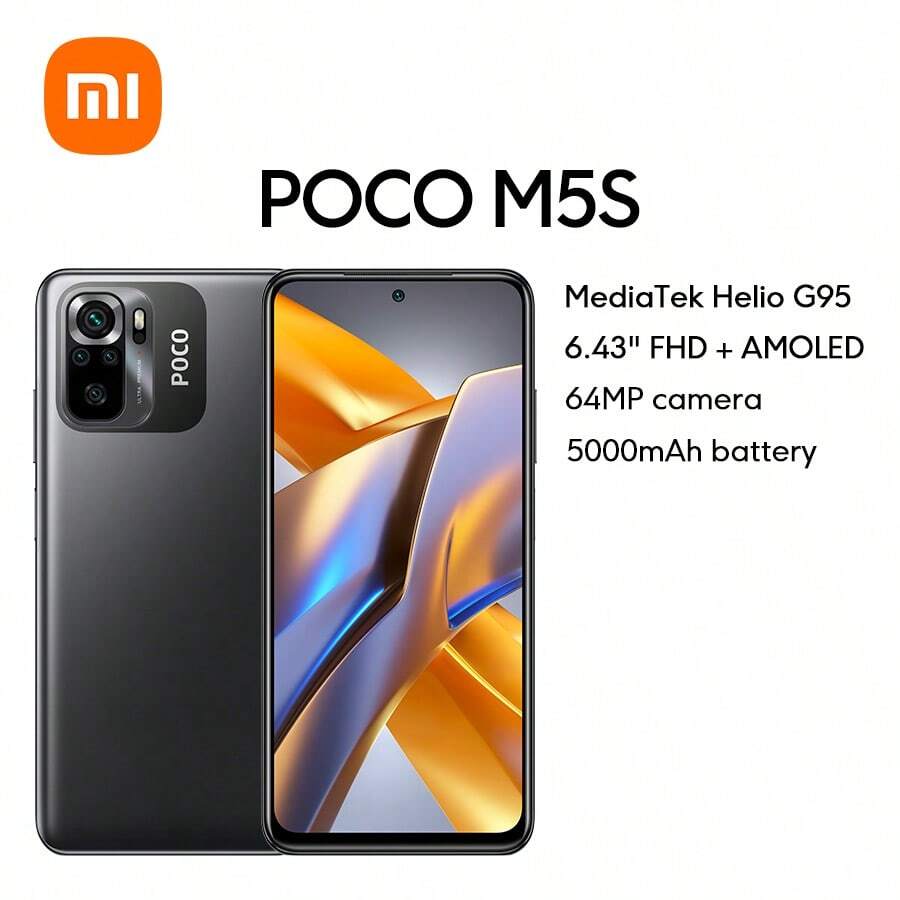 Xiaomi Mi POCO M5s Smartphone, 64MP Camera, 6.43" FHD+ AMOLED ...