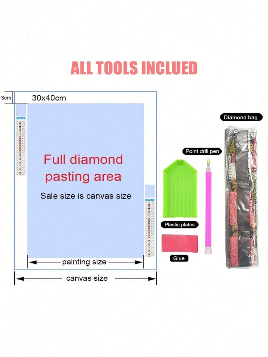 DIY Loft Decorative Architectural Landscape Pattern Diamond Painting ...