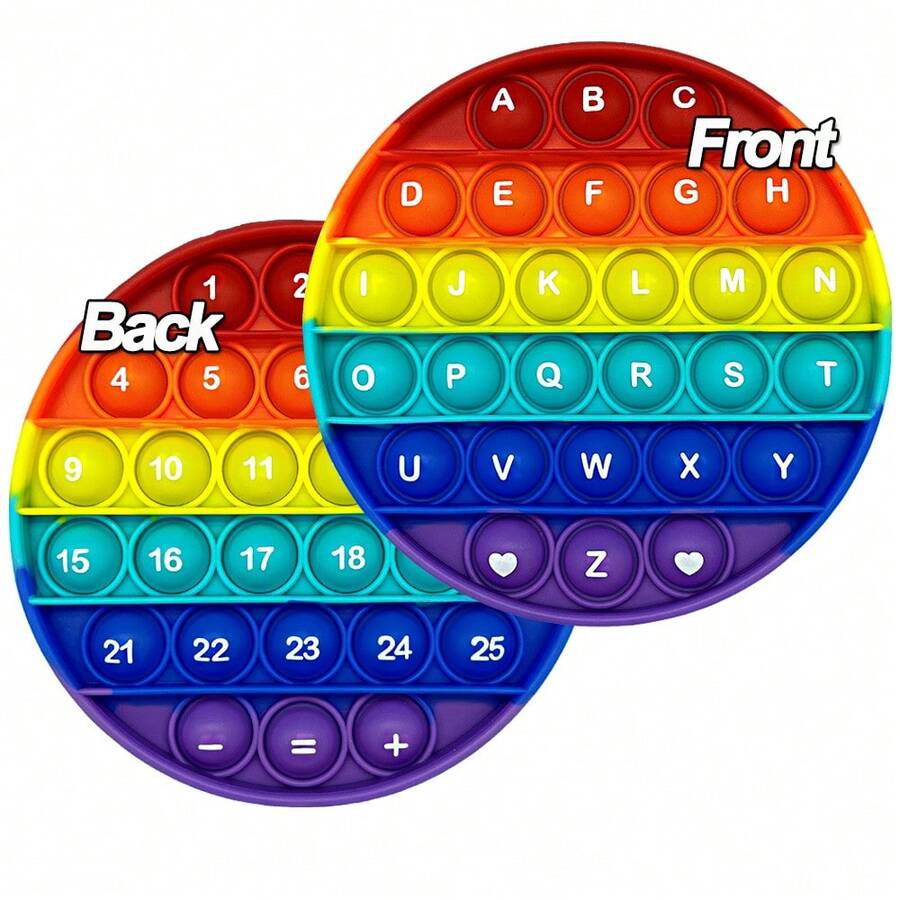 Letters Numbers 2 In 1 Math Phonics Games, Silicone Alphabets Counting ...