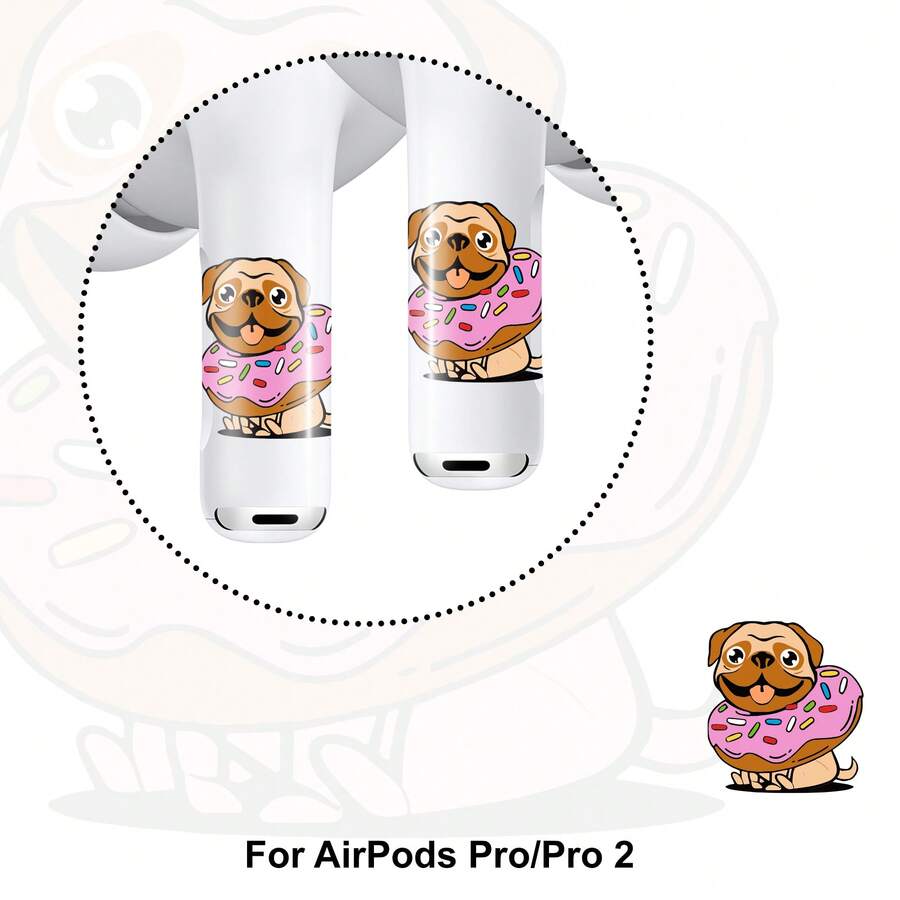 ROCKBEAR Pug Dog Stickers Compatible With Airpods Pro 2nd Generation ...