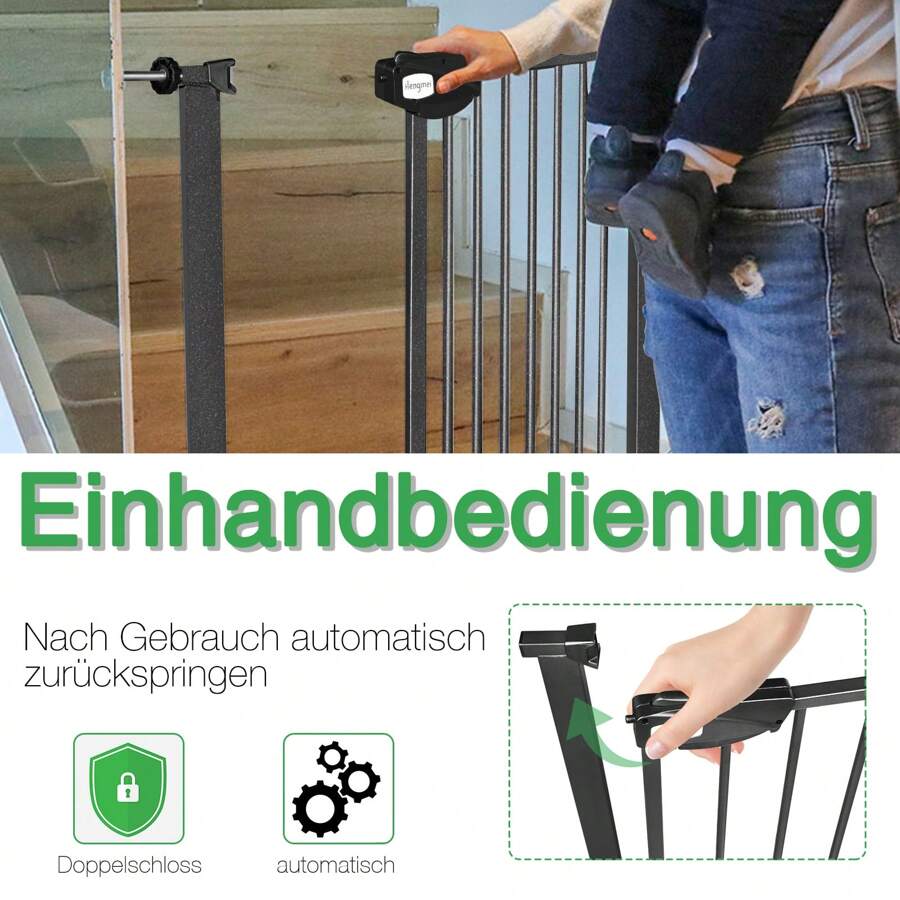 CEEDIR Dörrgrind Ingen borrning Trappgrind Trappgrind för barn ...