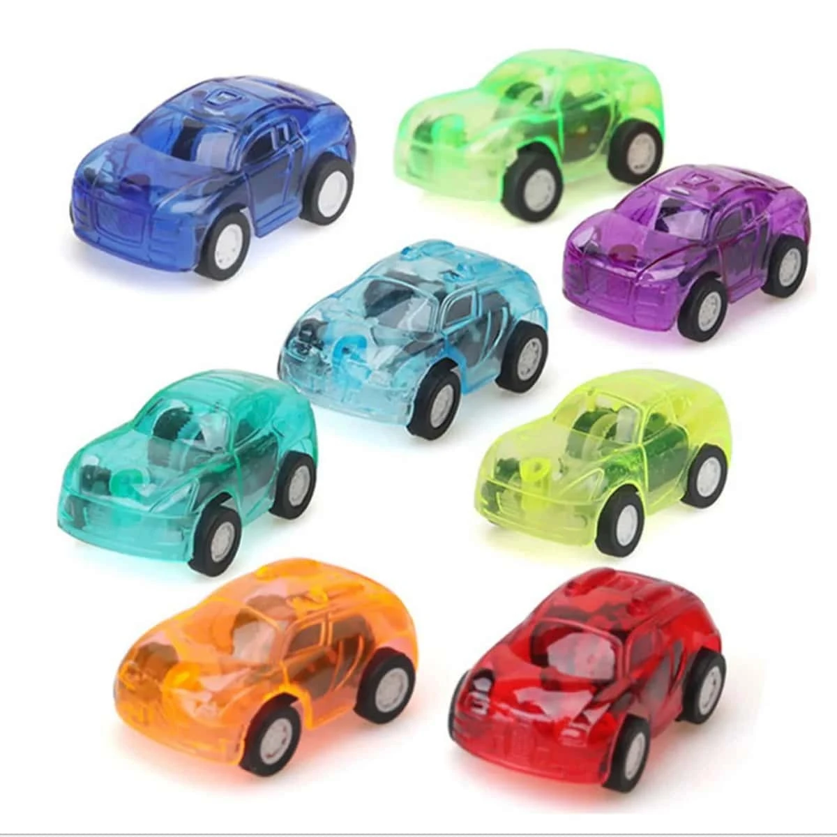 10pcs Random Colors Pull Back Race Car Mini Toy Set, Birthday Party ...