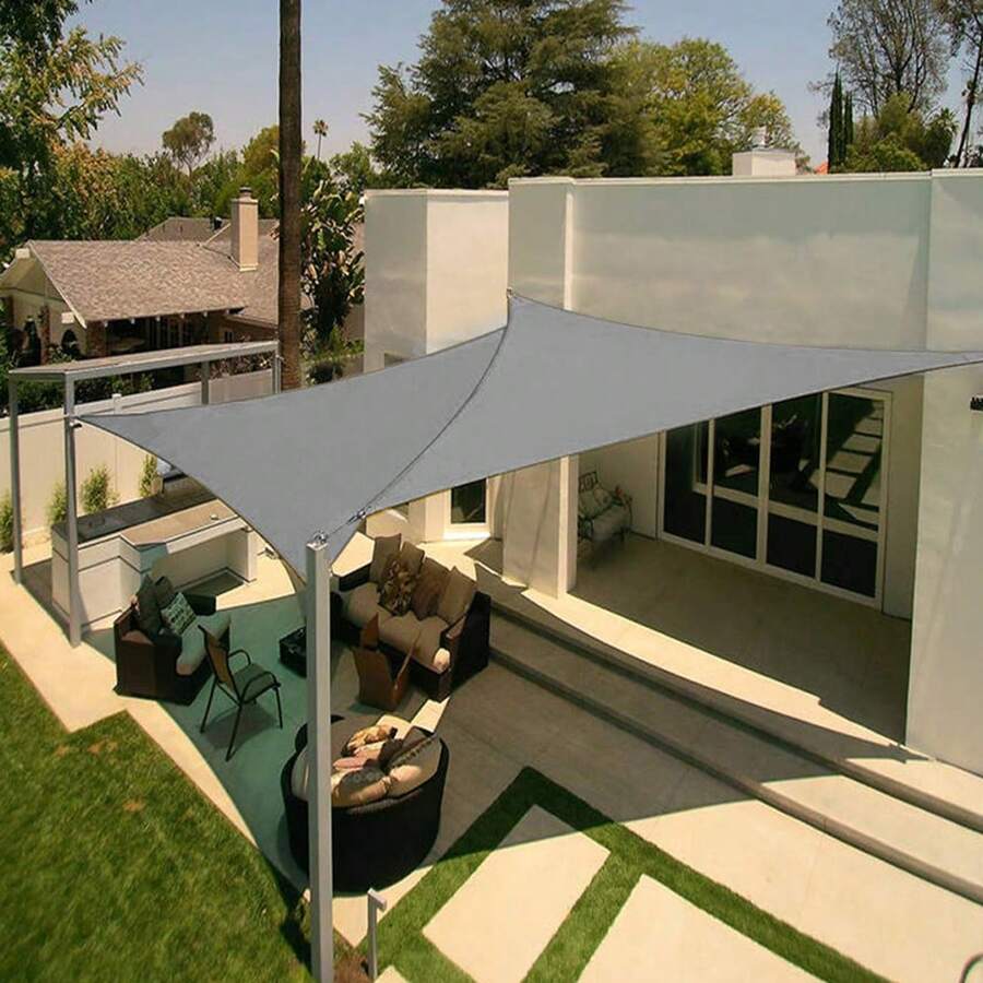 Sun Shade Sail Waterproof Outdoor Canopy Cover UV Block For Backyard ...