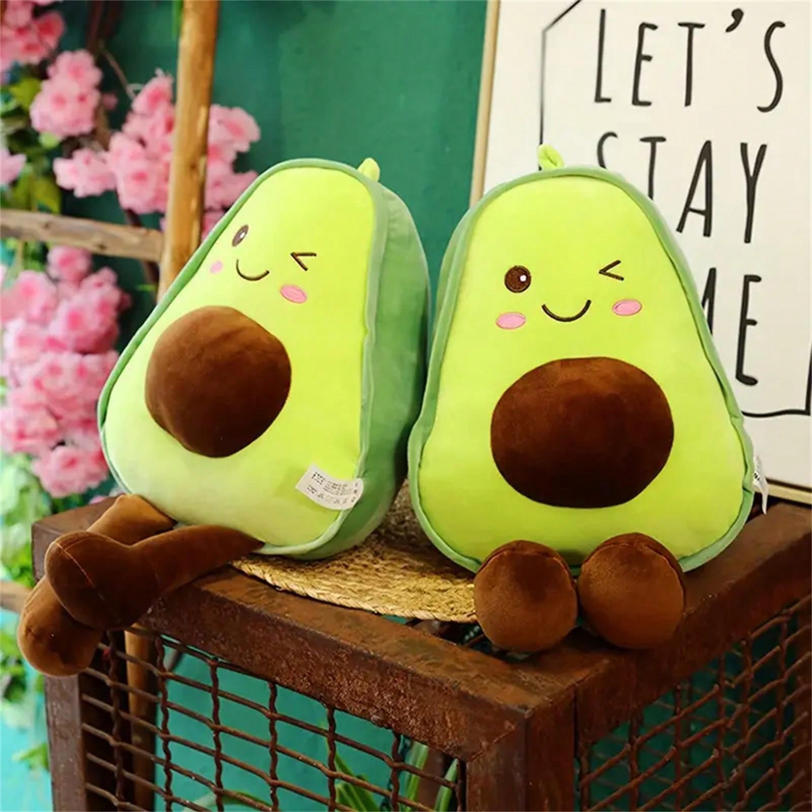 30cm/11.8in Cute Avocado Plush Toy Cute Avocado Plush Pillow Kawaii ...
