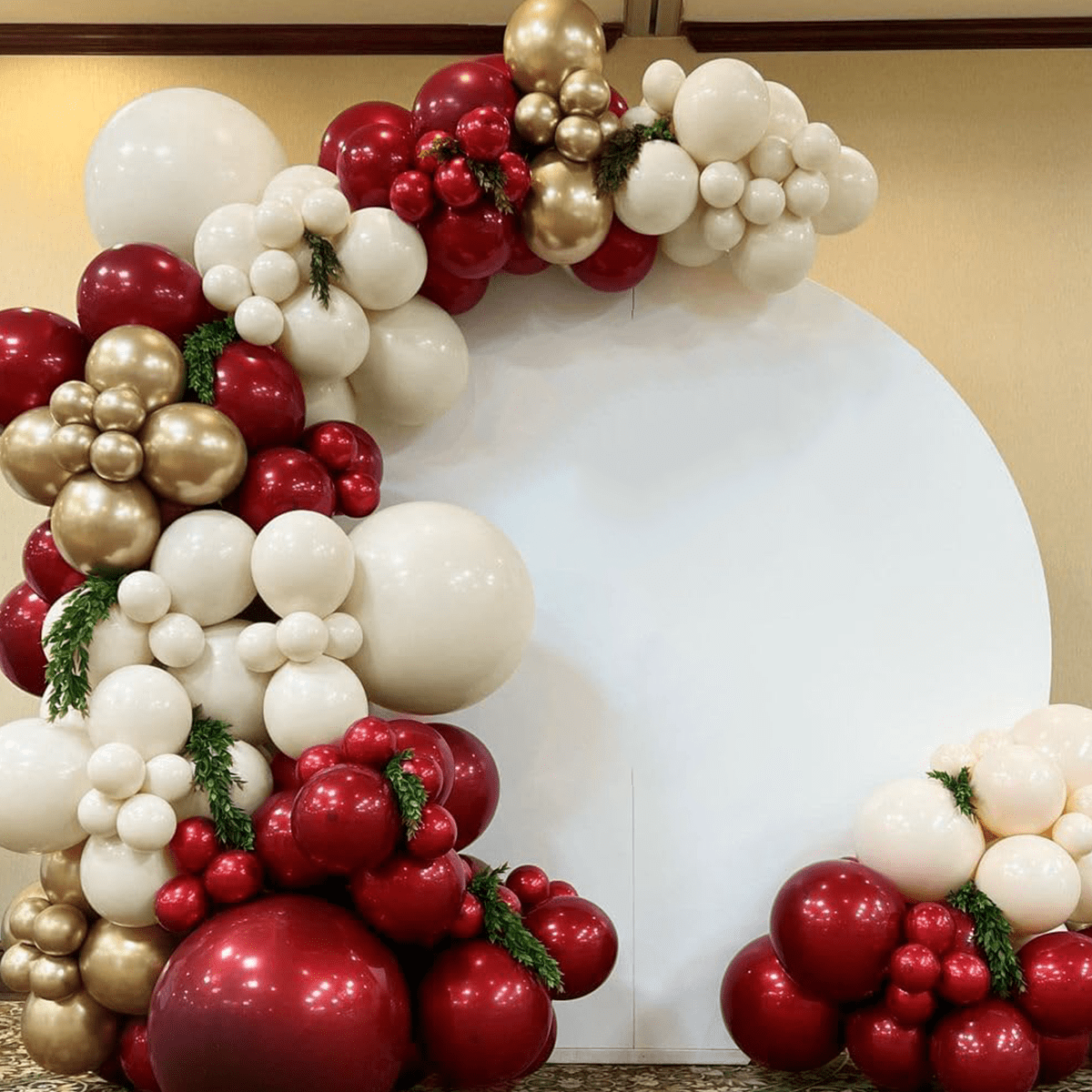 Metallic Blue Balloon Garland Kit Inky Blue Chrome Metal Balloon Kit ...