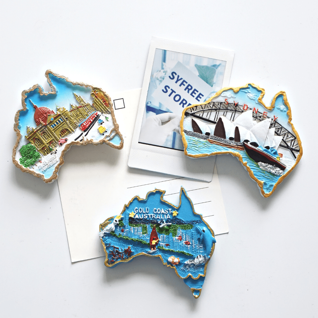 1pc Australian Souvenir Fridge Magnet, Including Koala, Kangaroo ...