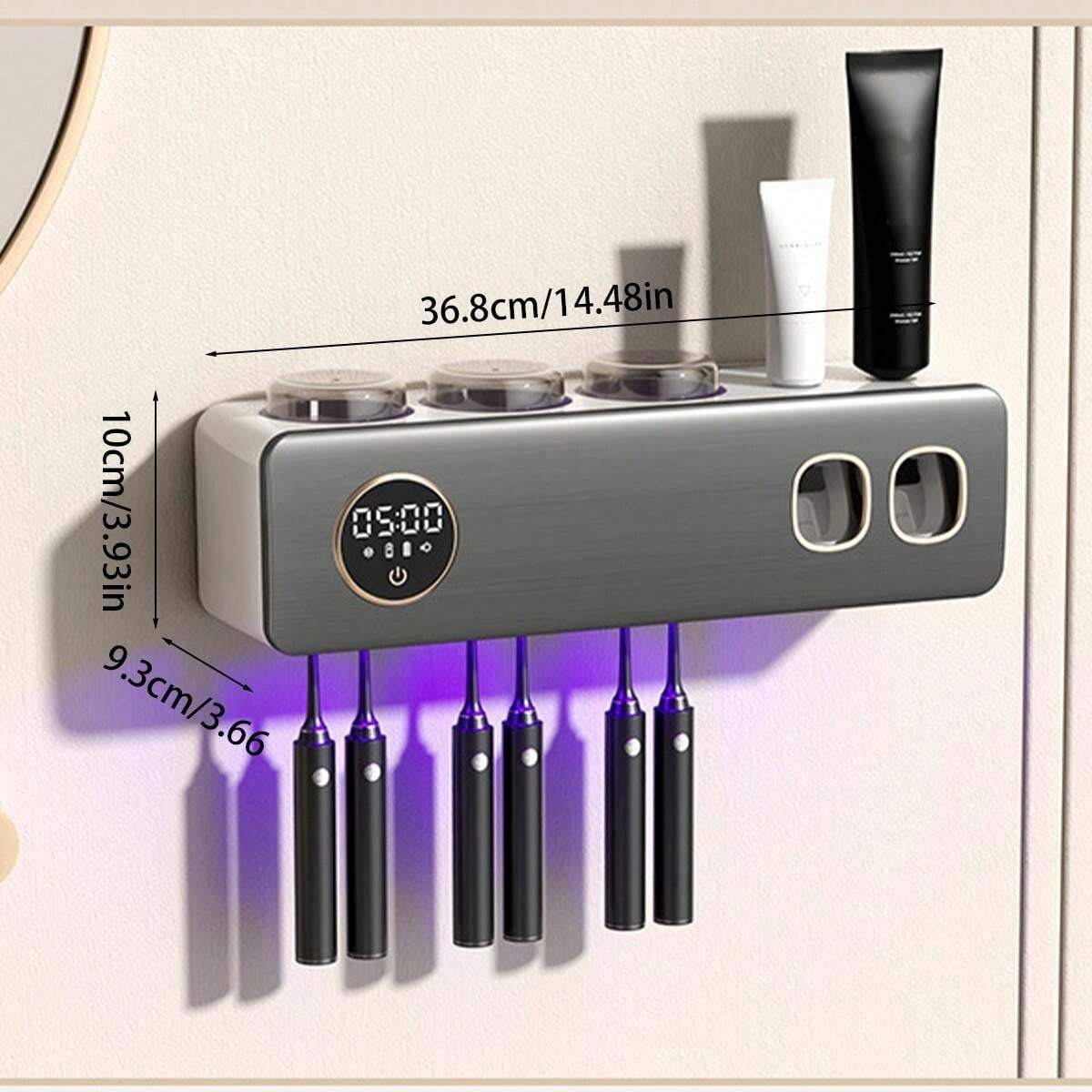 Smart Ultraviolet Disinfection Toothbrush Rack With Drying Function And ...