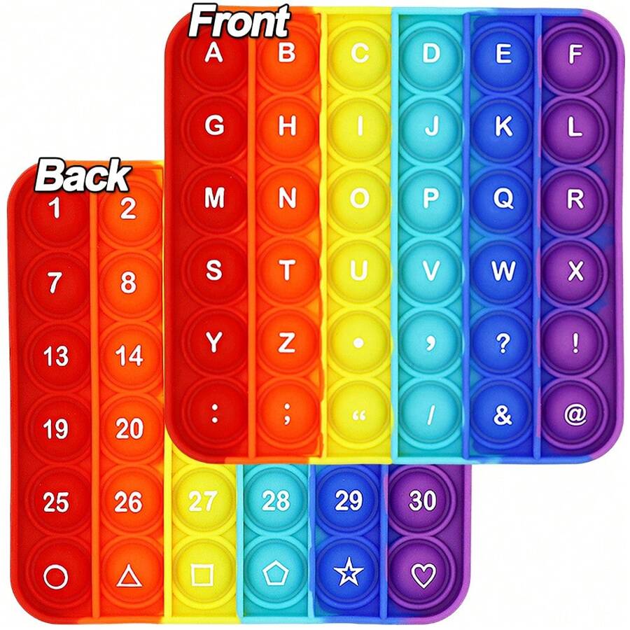 Letters Numbers 2 In 1 Math Phonics Games, Silicone Alphabets Counting ...