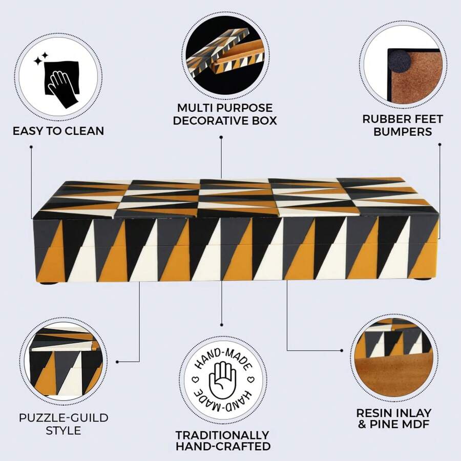 Handicrafts Home Decorative Box - Handmade Jewelry Organizer Box With ...