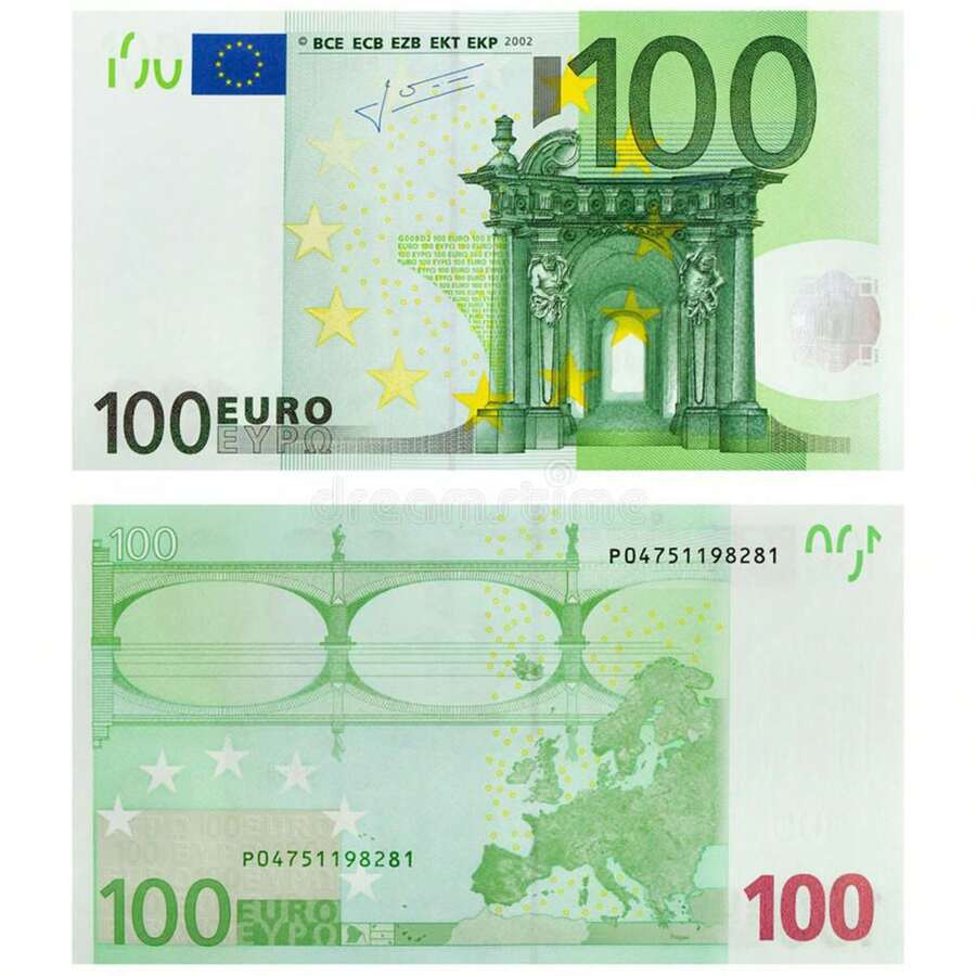 100 Sheets Of 147*82mm Fake Banknotes For Teenagers To Play, Fake 100 ...