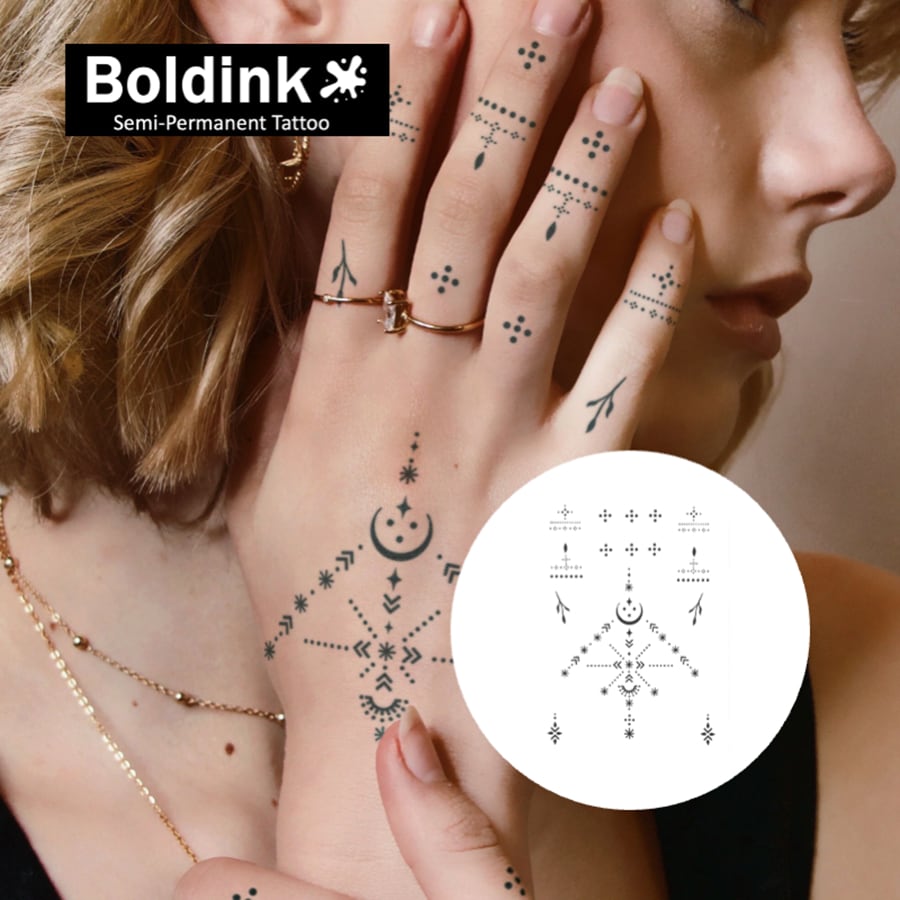 1 Kit Revolutionary Technology Tattoos, Semi-Permanent Tattoos,Hand ...