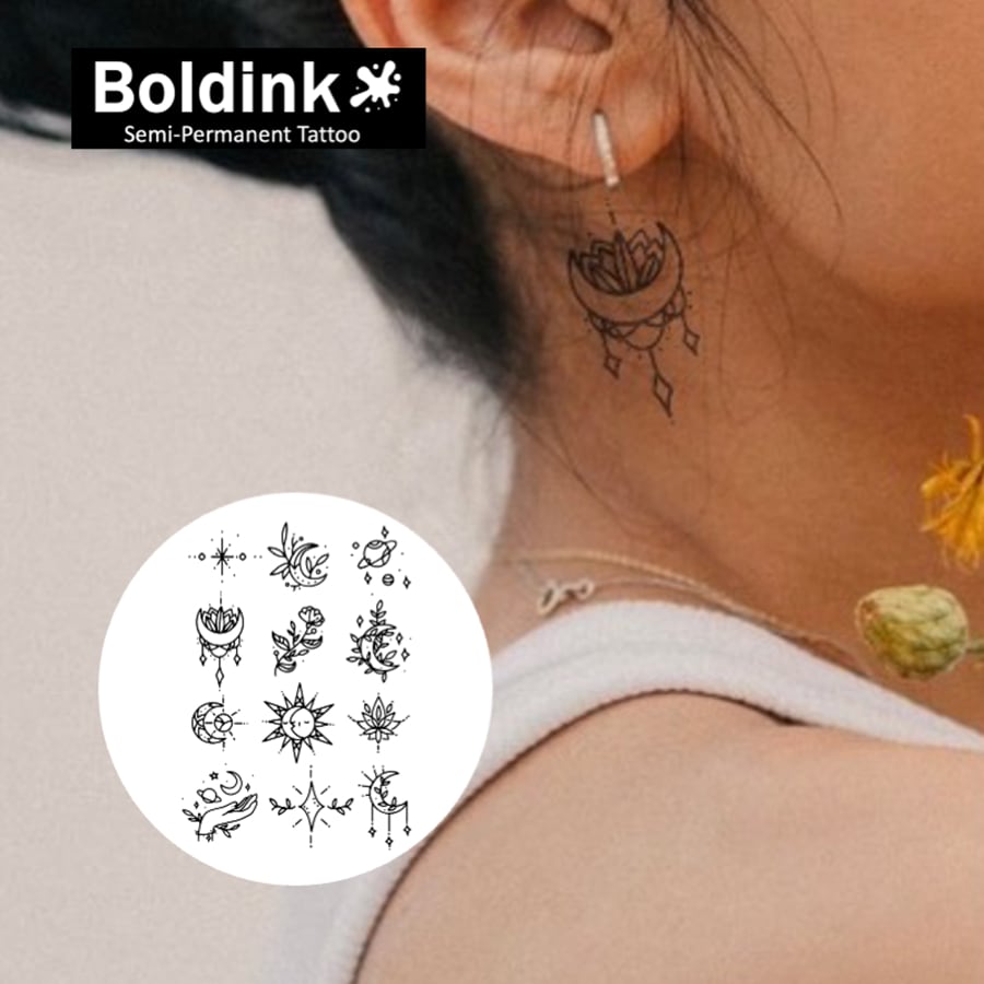 1 Kit Revolutionary Technology Tattoos, Semi-Permanent Tattoos, Tiny ...