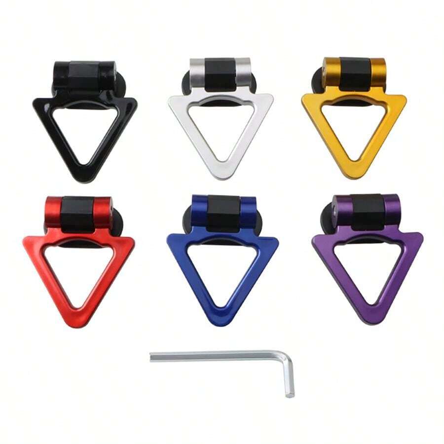 1set Car Exterior Modification Triangle Towing Hook, Racing Style ...