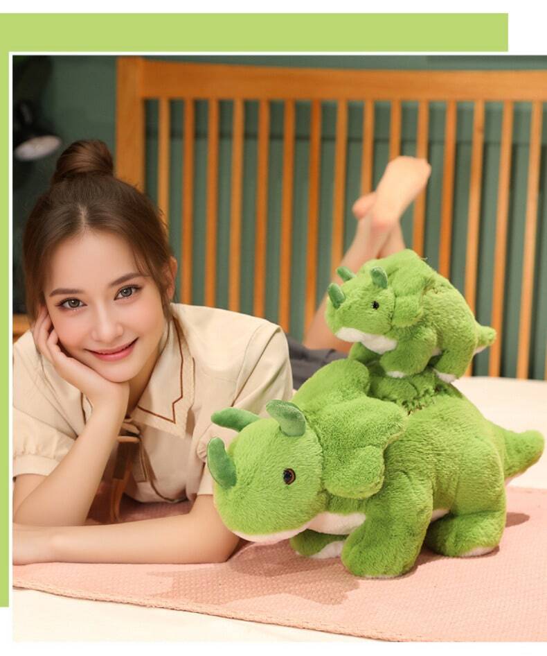 1pc Plush Dinosaur Tyrannosaurus/Raptor/Triceratops/Stegosaurus Toy ...