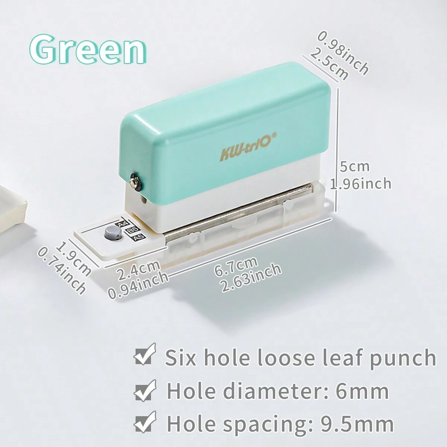 1pc A4 Paper Hole Puncher, Binder, Office Supplies, Can Punch 6 Holes ...
