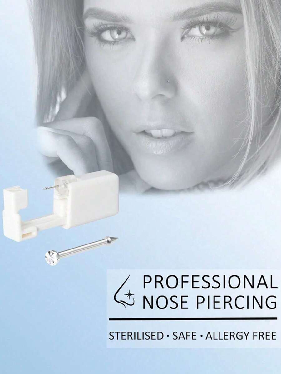 Piercer Tool Machine Kit Disposable Safe Sterile Piercing Unit For Nose ...