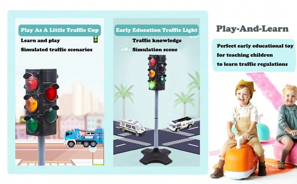 Toy Traffic Signal Light With Automatic Light Changing Feature For ...