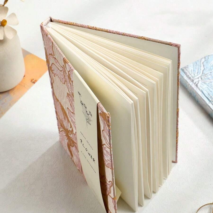 1pc Hardcover A5 Notebook With Embossed Cover, Creative Journal With ...