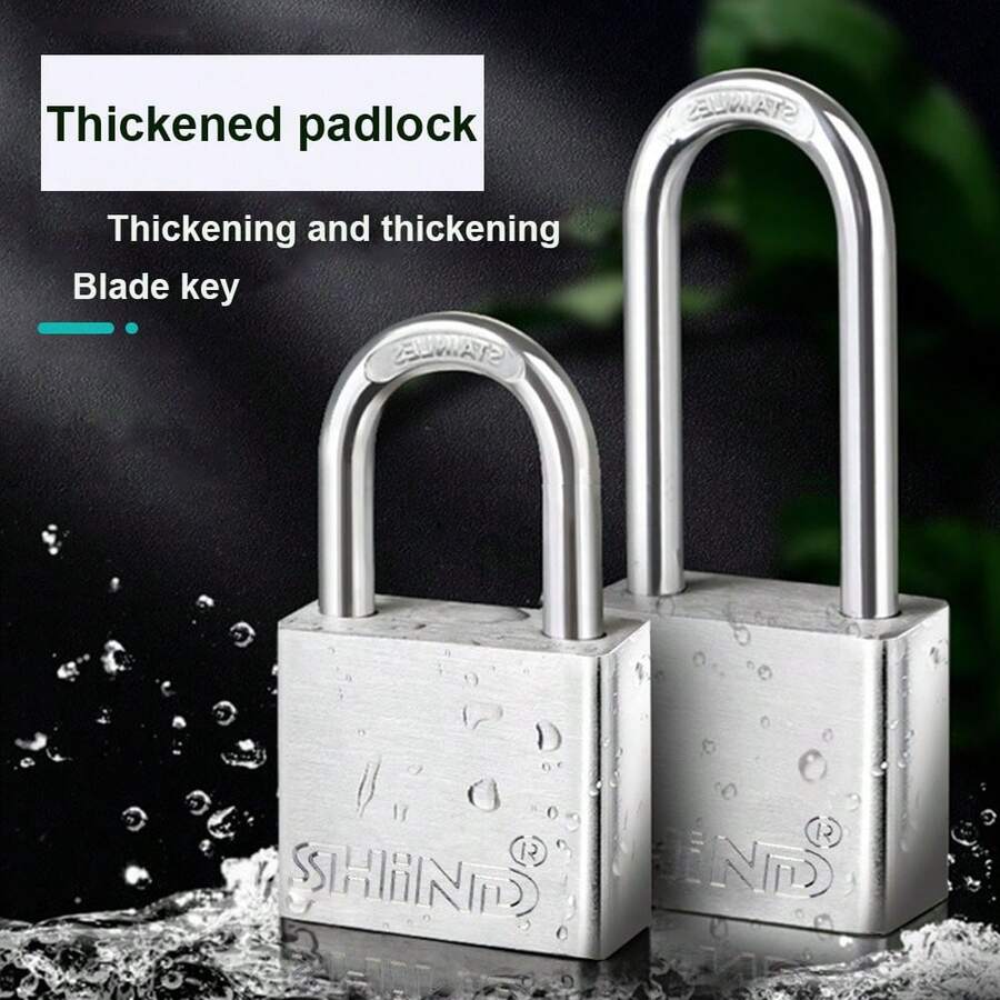 Solid Padlock With Keys, Thicker & Stronger, Higher Security With ...