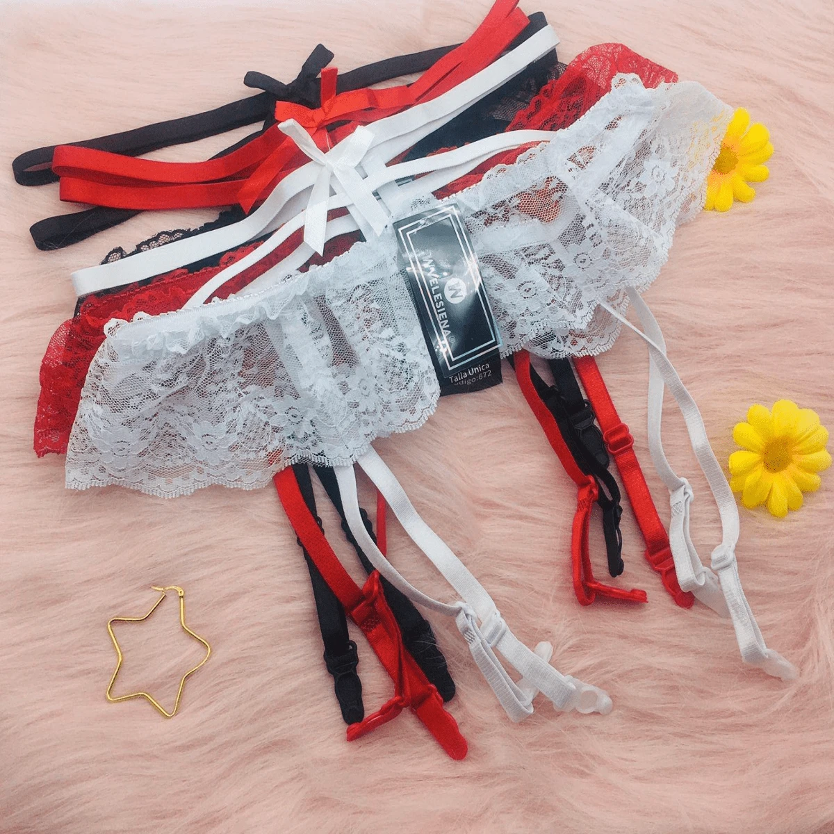 Sexy Lingerie For Women, 2 Pieces Of Light With Lace Straps. | SHEIN USA
