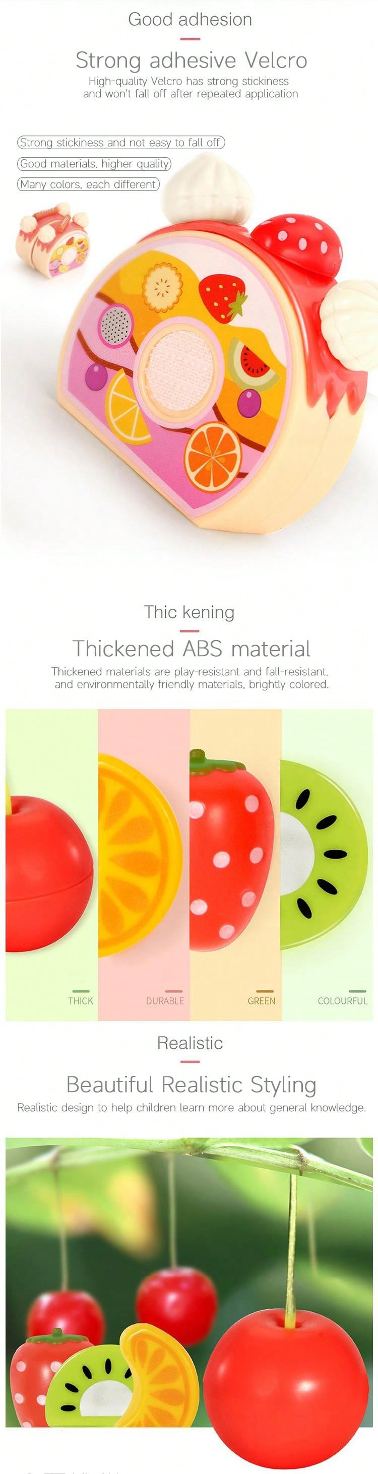 38pcs Children's Pretend Play Kitchenware Set For Birthday Cake ...