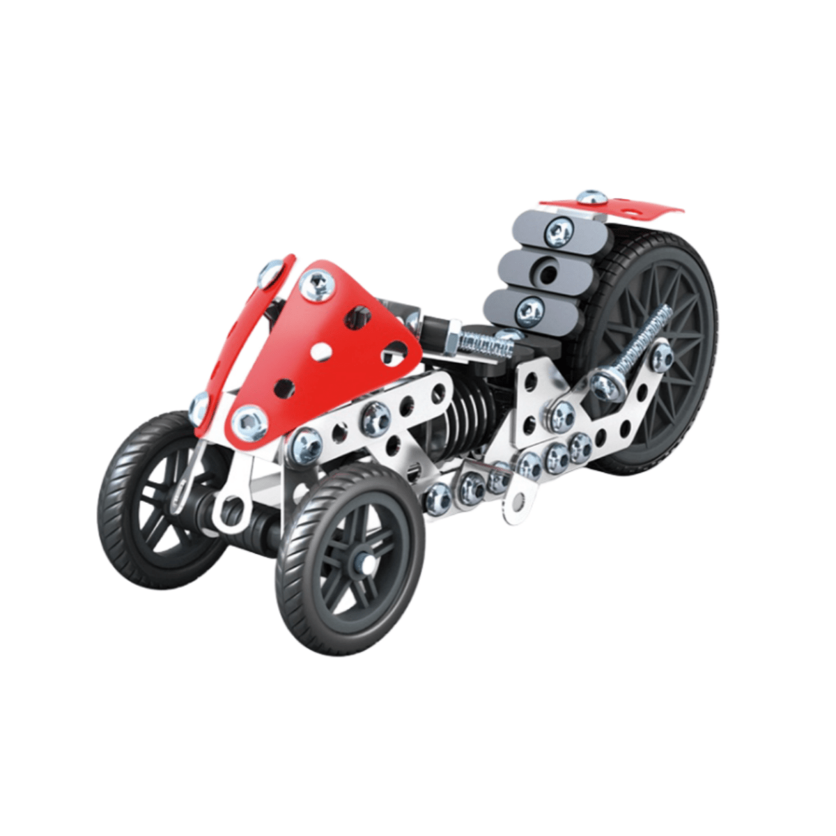 Metallic Assembly Building Block Model Set - 5 Combinations: Racing Car ...