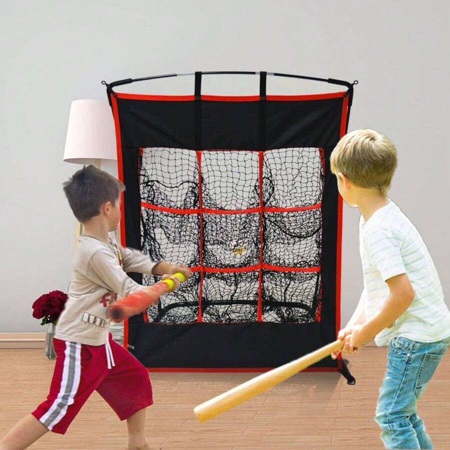 Kapler Baseball Softball Pitching Net With Strike Zone, Portable Heavy ...