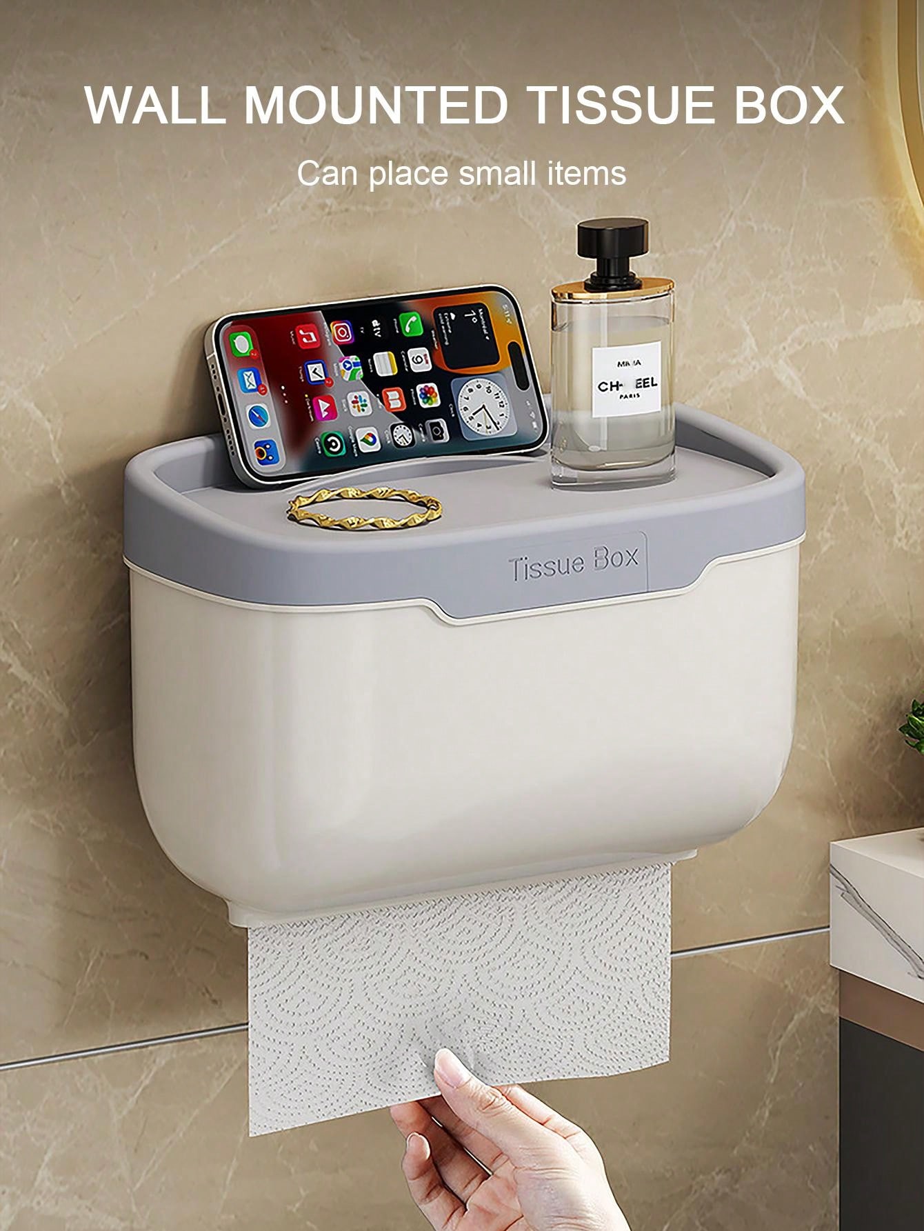 1 st. Slag-fri Toalett Näsdukslåda , Toalett Oavgjort Papper Rulle ...